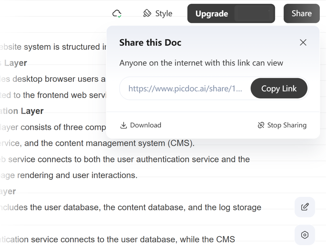 AI Network Topology Diagram Online Generator｜PicDoc